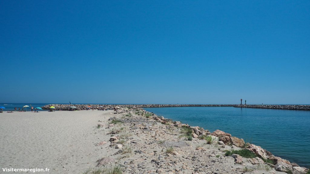 Plage du Port de Plaisance (Rive Est), Frontignan 34 Hérault