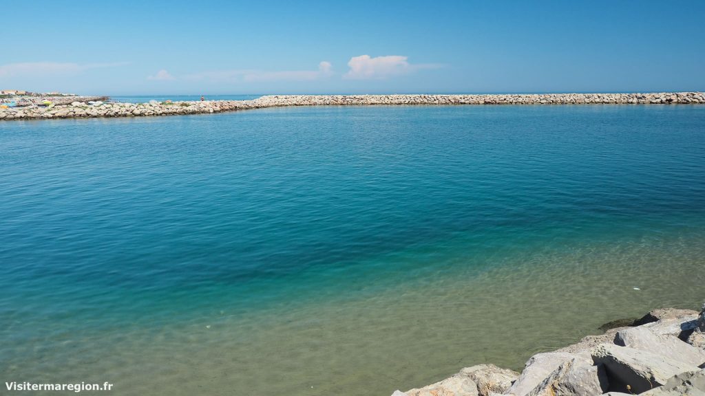 Plage du Port de Plaisance Rive Ouest, Frontignan 34 Hérault